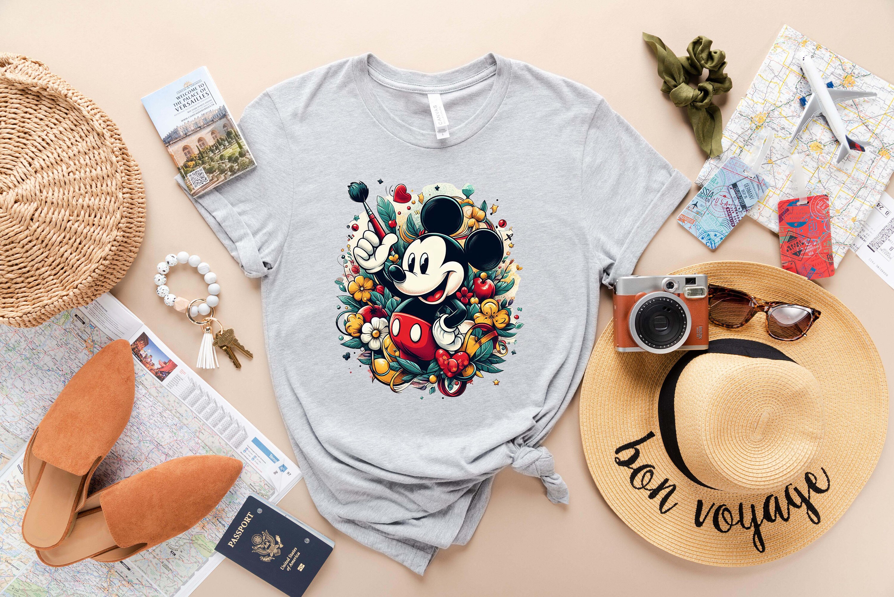 Disney Creative Mickey Shirt,vintage Mickey Shirt, Disney Mouse Shirt ...