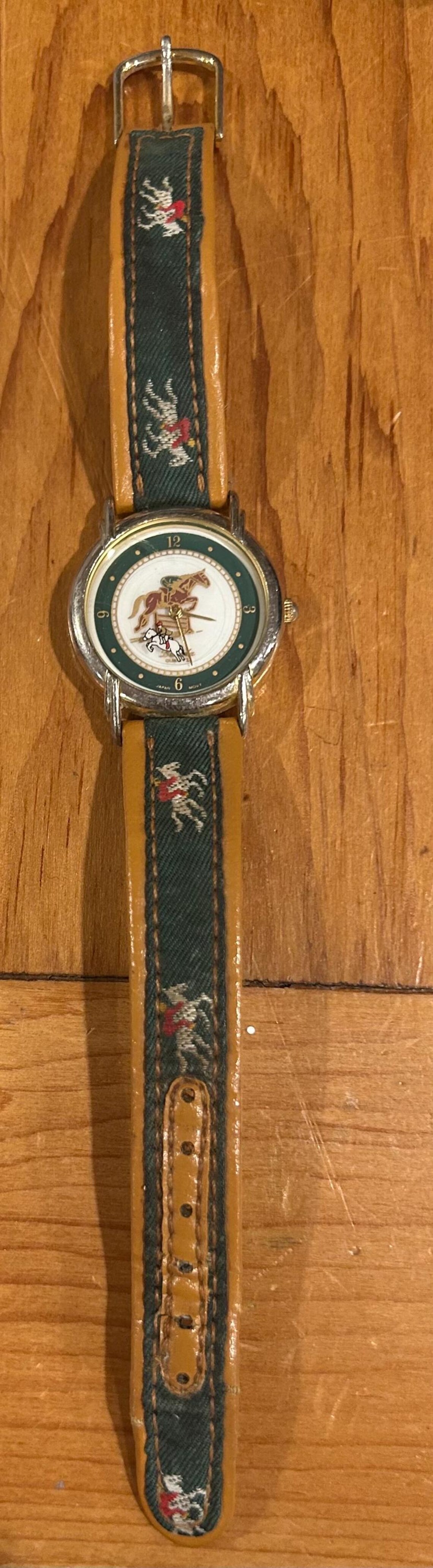 Vintage Lucida Quartz Unisex Horse Racing Watch-good Running Condition ...