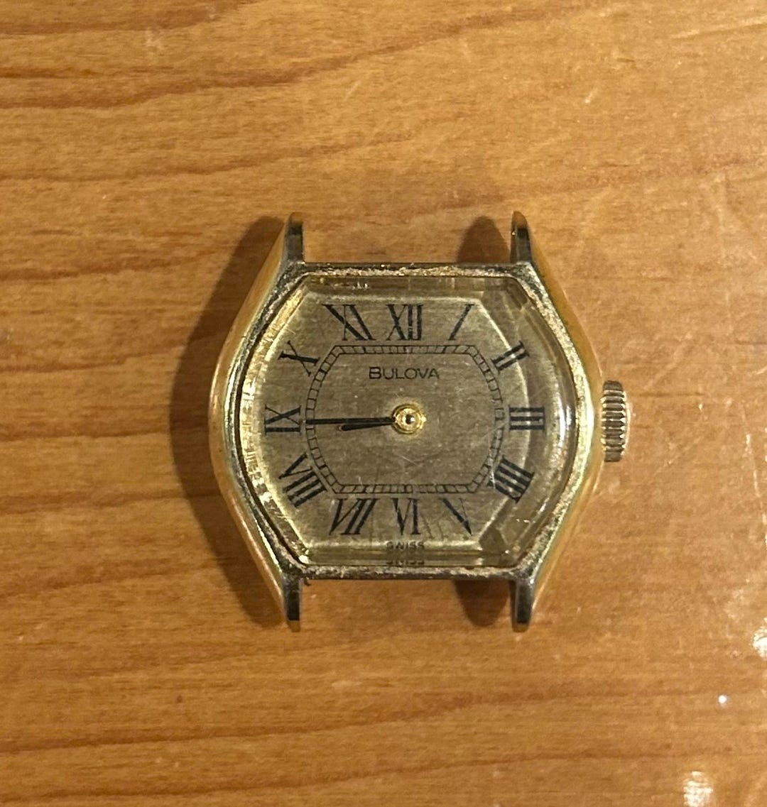 Vintage 1970s Bulova Watch-parts or Repair-1020.10 Cal. Movement 17 ...