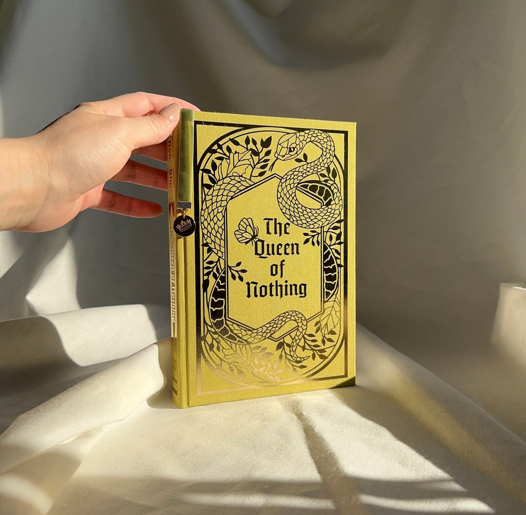 The Queen of Nothing: Handmade Rebound Book, Gold Foil Cover, Special ...