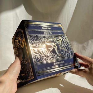 Shatter Me Omnibus: Handmade Rebound Book, Gold Foiled, Blue Bookcloth ...