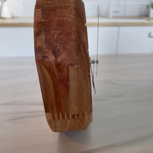 Butcher Block Clock for Office Desk Shelf Decoration or Gift - Etsy