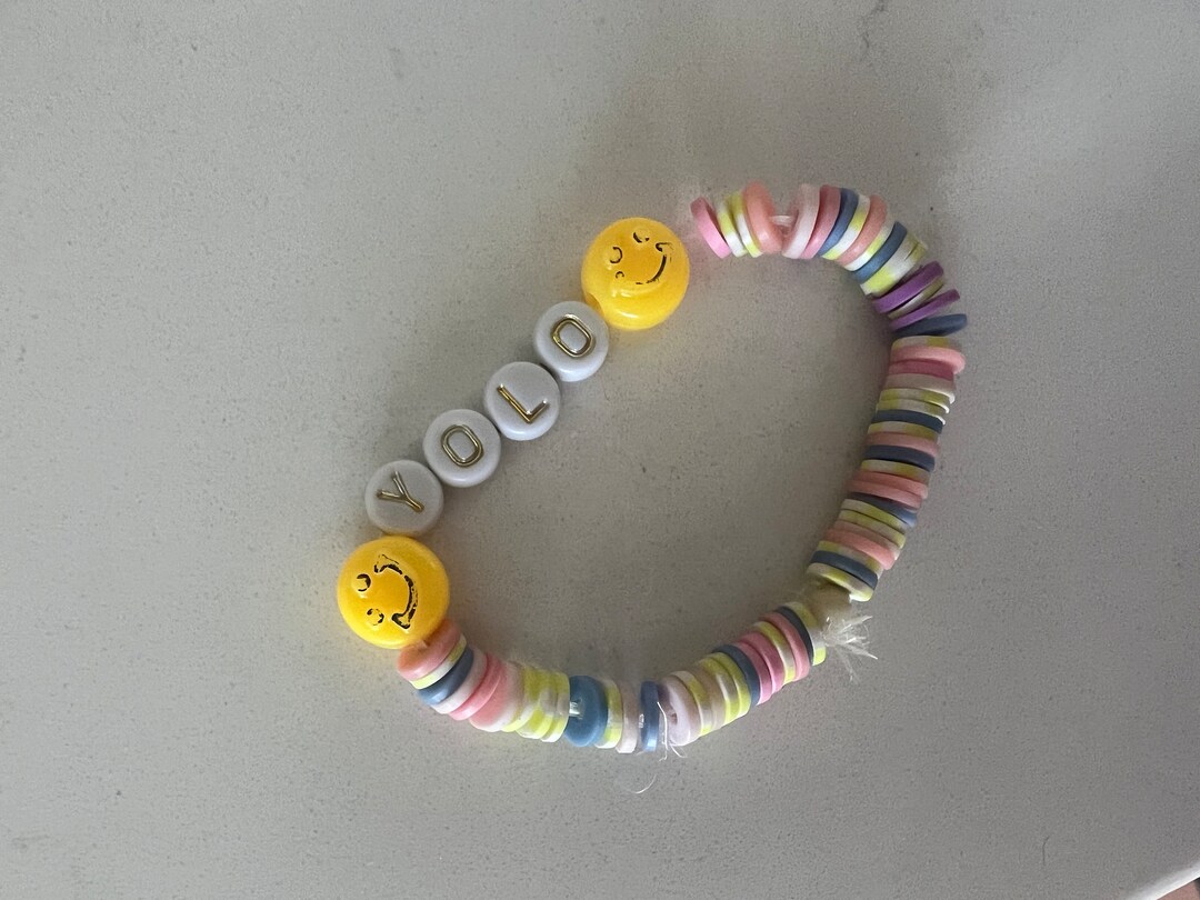 Colorful YOLO Bracelet - Etsy