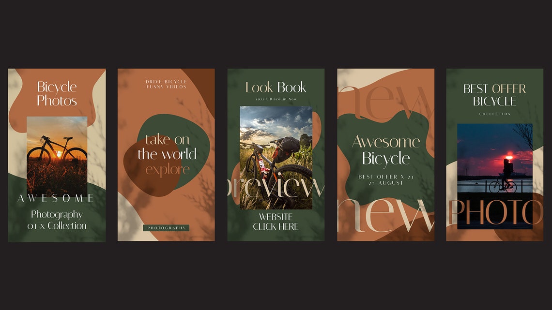 100 Memories Instagram Social Media Stories Reels PSD Templates Easy ...