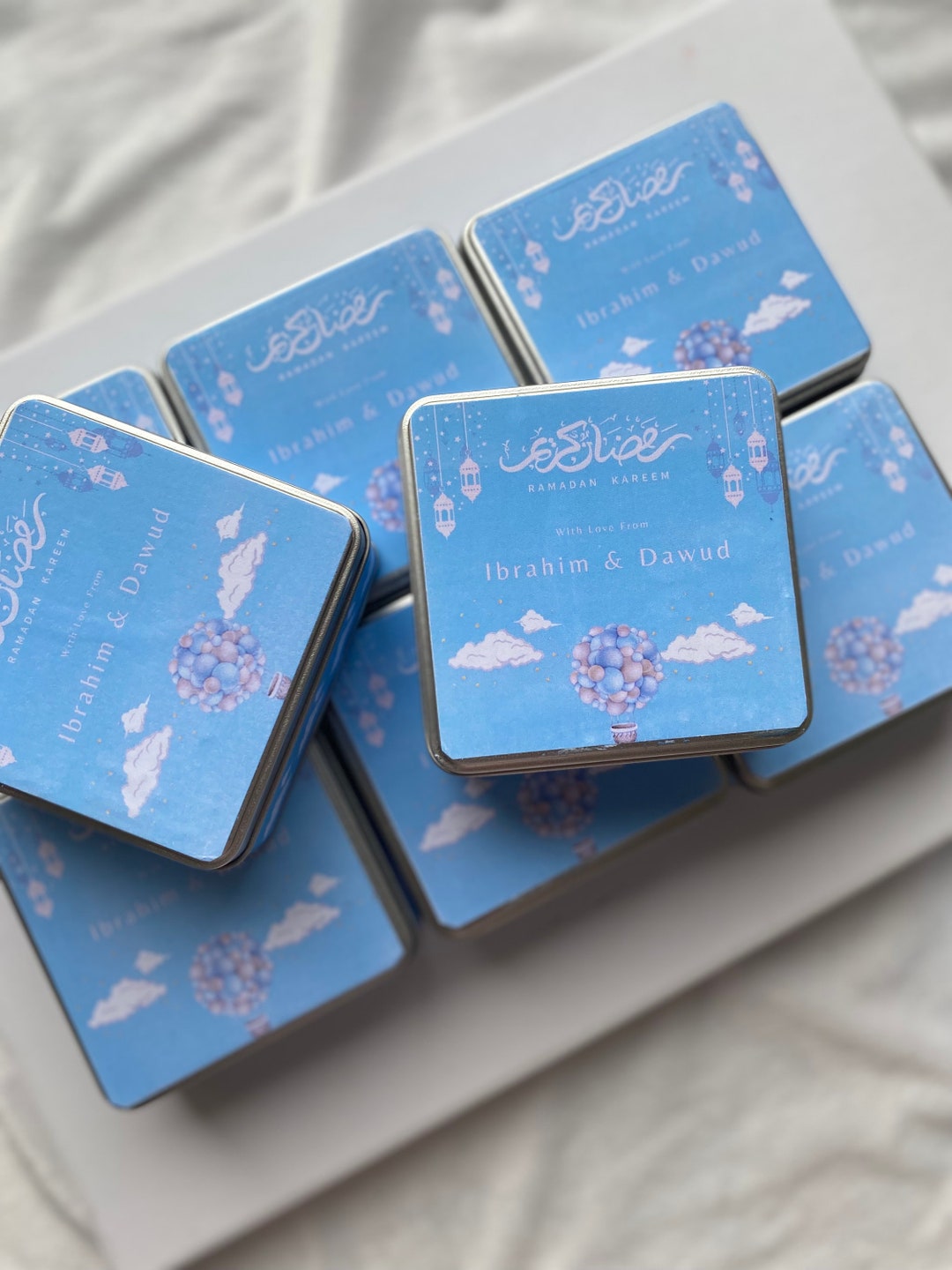 Ramadan Gift Boxes Tin Favour Boxes for Kajoors/mithai - Etsy