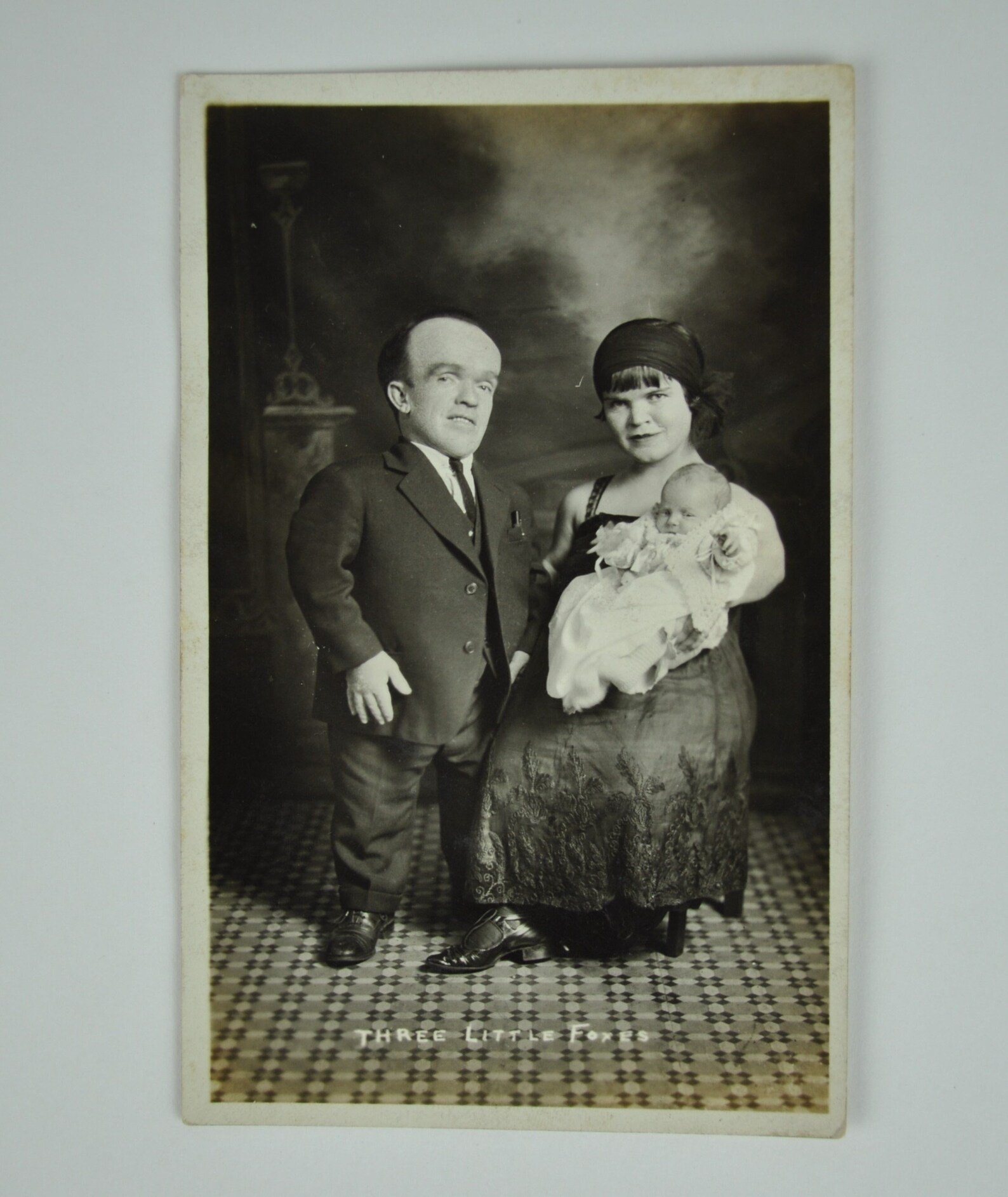Dwarf Family three Little Foxes Real Photo Postcard - Etsy