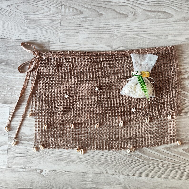 Fishnet Mermaid Skirt With Pearly Belt for Beach Party, Halloween ...