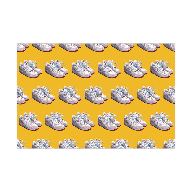 Air Force Ones Wrapping Paper, Gift Paper, Sneakerhead, Skateboarding ...