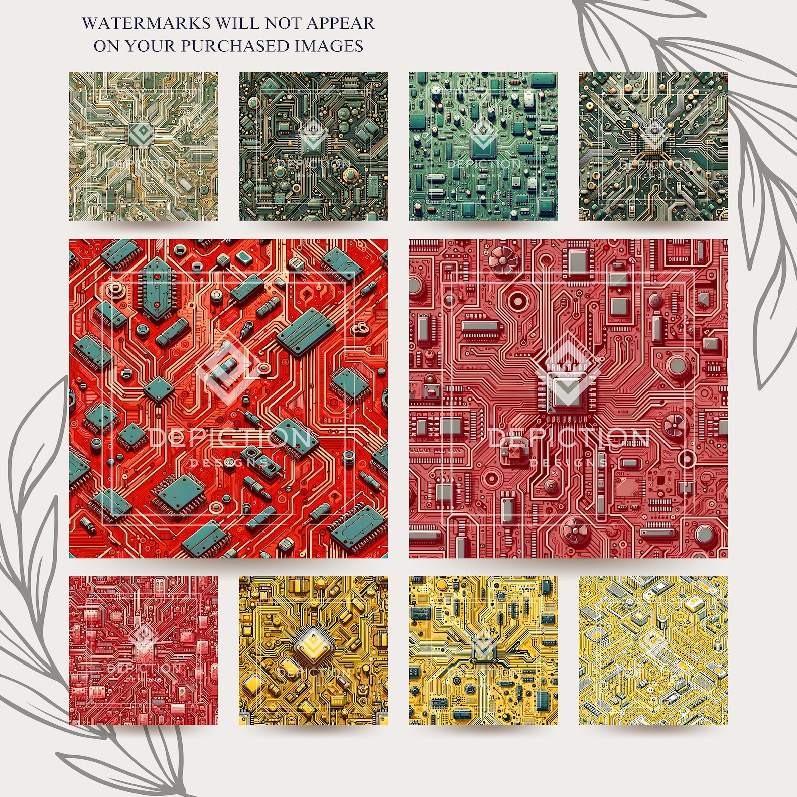 Circuit Board Digital Paper Technology Clip Art Computer Motherboard ...
