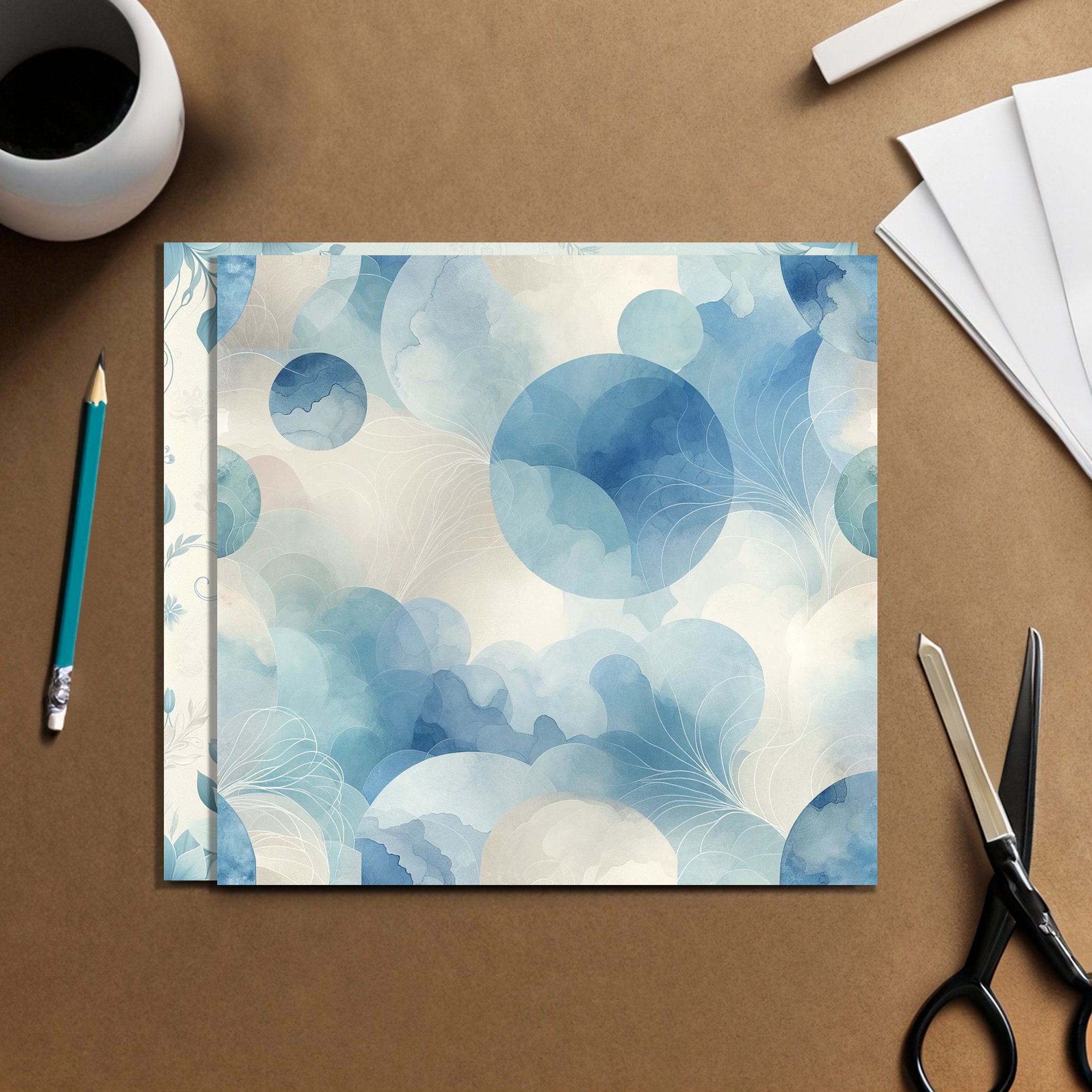 It's a Boy Digital Papers Collection 1, New Born Patterns, Baby Shower ...