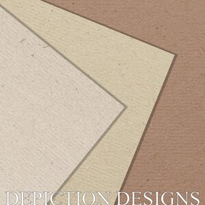 Beige Paper Textures Digital Papers Color Palette Set Soft Textured ...