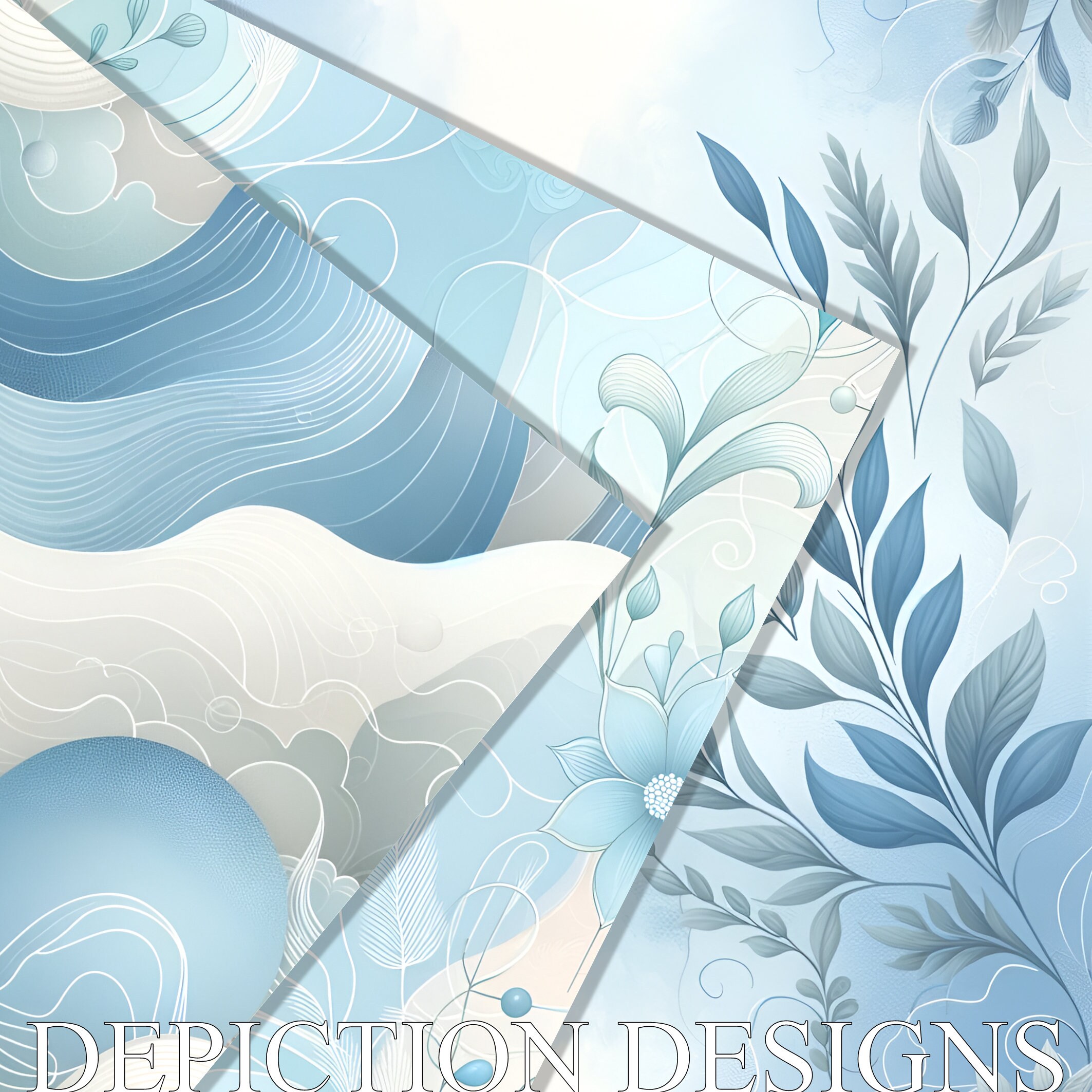 It's a Boy Digital Papers Collection 1, New Born Patterns, Baby Shower ...