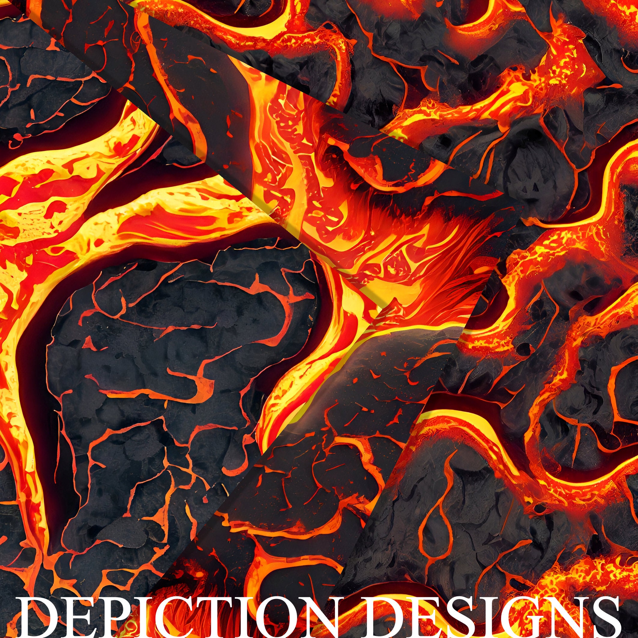 Flowing Lava Digital Papers Collection 1, Instant Download, Printable ...