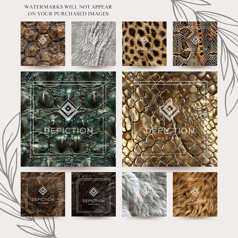 Animal Texture Seamless Pattern for Animal Lover Scrapbooking Paper ...