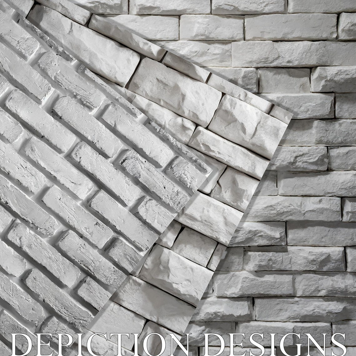 Realistic Brick Wall Textures Digital Papers Grunge Stone Wall ...