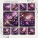Enchanting Purple Digital Paper Scrapbooking Paper Digital Download ...