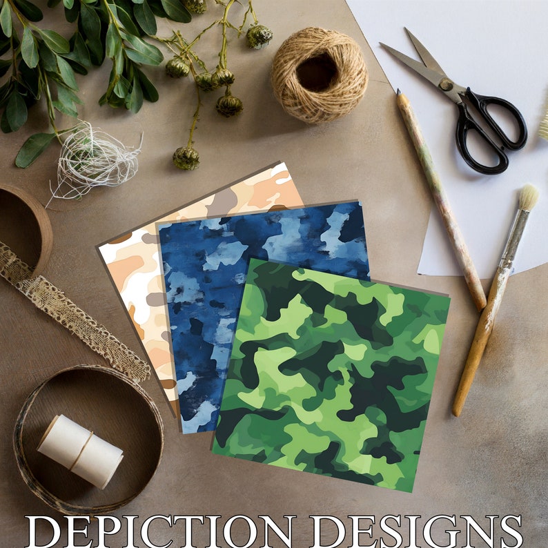 Camouflage Seamless Pattern Camo Digital Paper Army Camouflage Junk ...