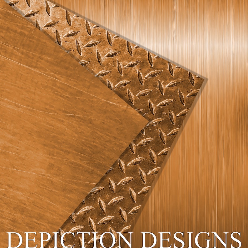 Copper Metal Textures Digital Papers Collection Instant Download ...