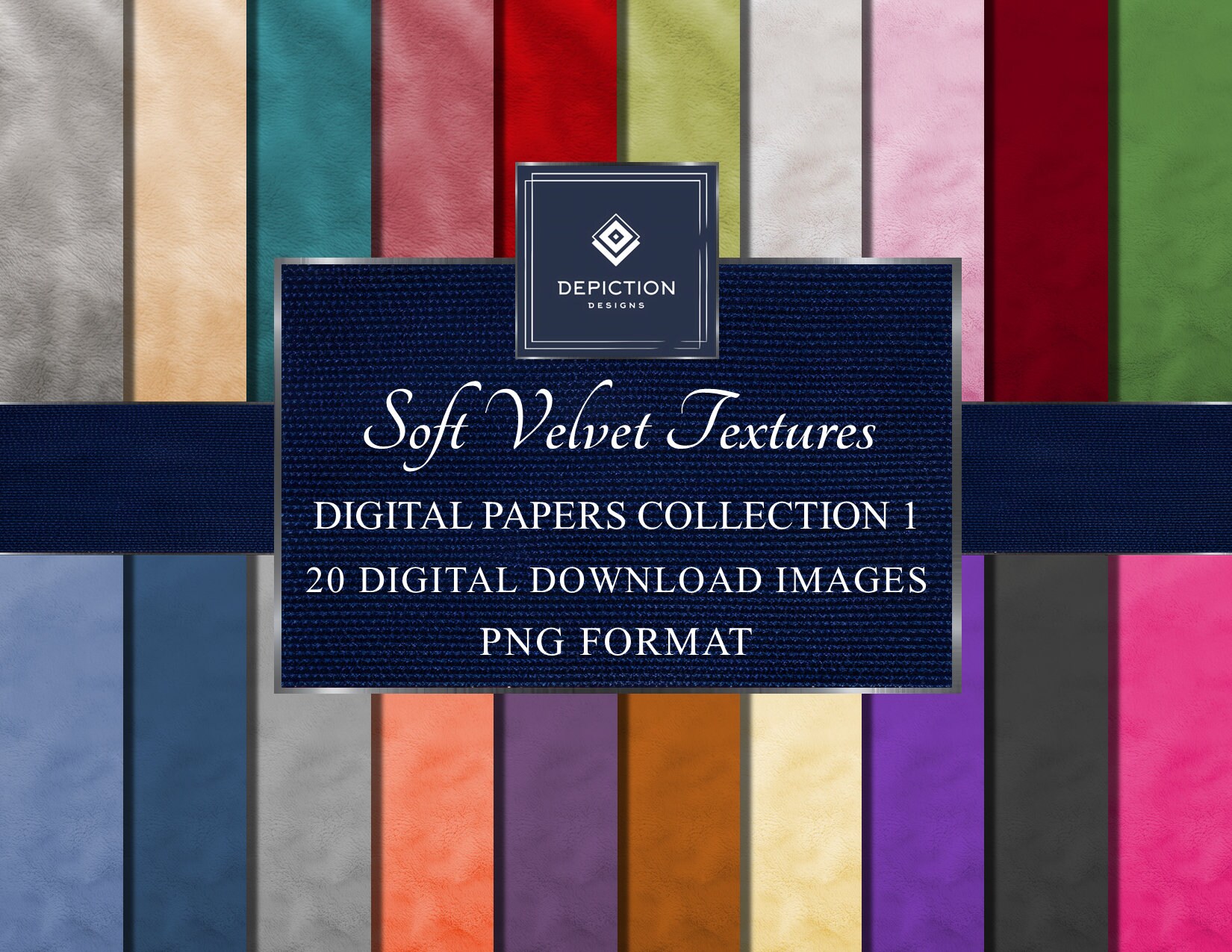 Soft Velvet Textures Digital Paper Fabric Textures Luxury Printable ...