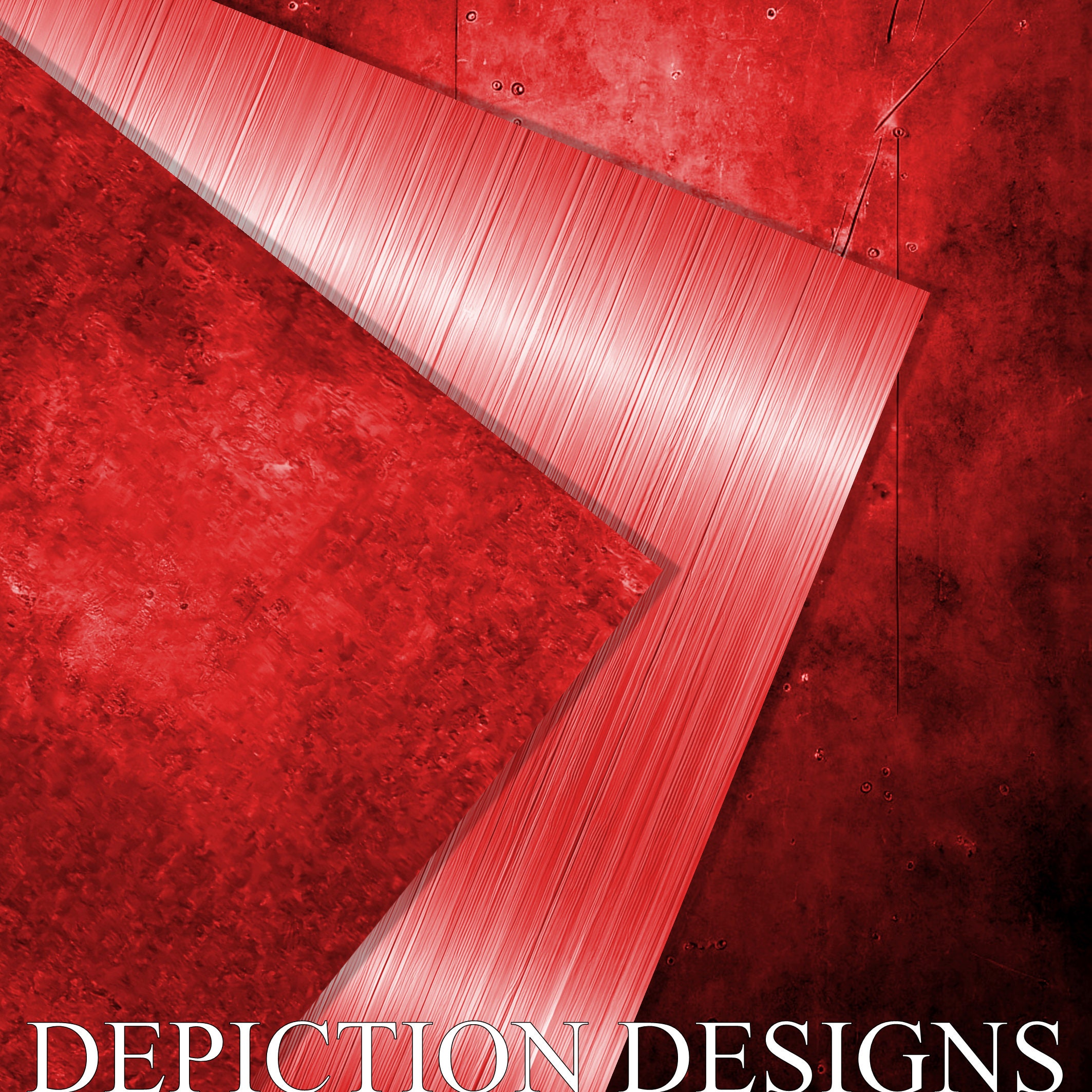 Red Metal Textures Digital Papers Brushed Metal Red Textured ...