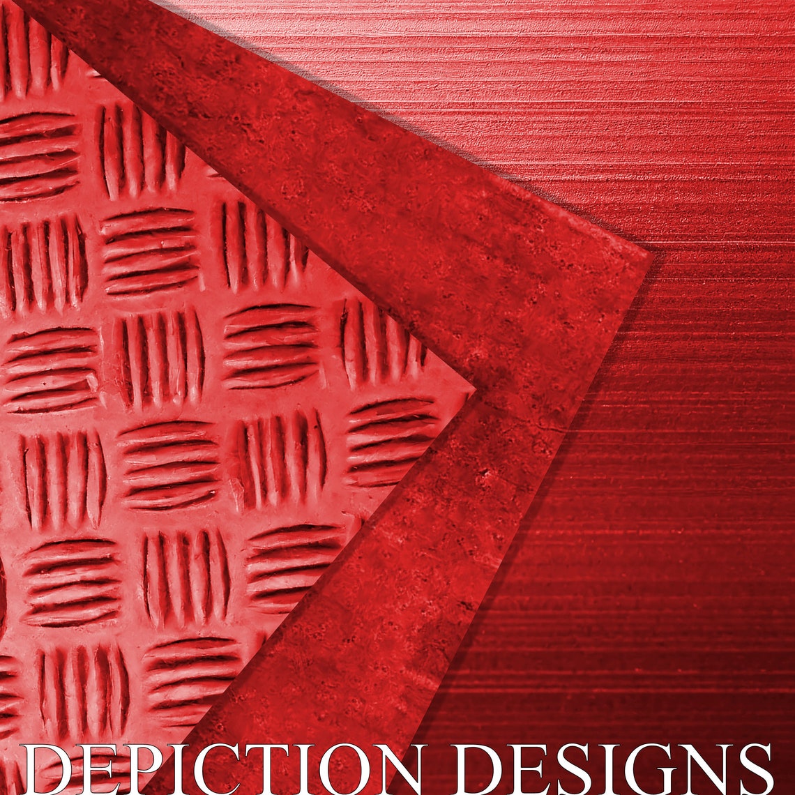 Red Metal Textures Digital Papers Brushed Metal Red Textured ...