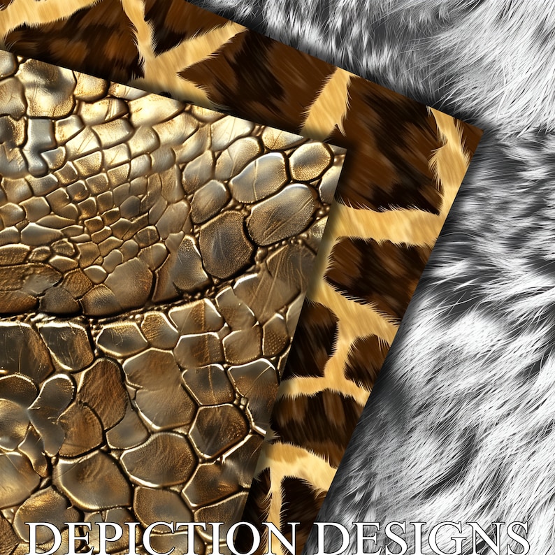 Animal Texture Seamless Pattern for Animal Lover Scrapbooking Paper ...