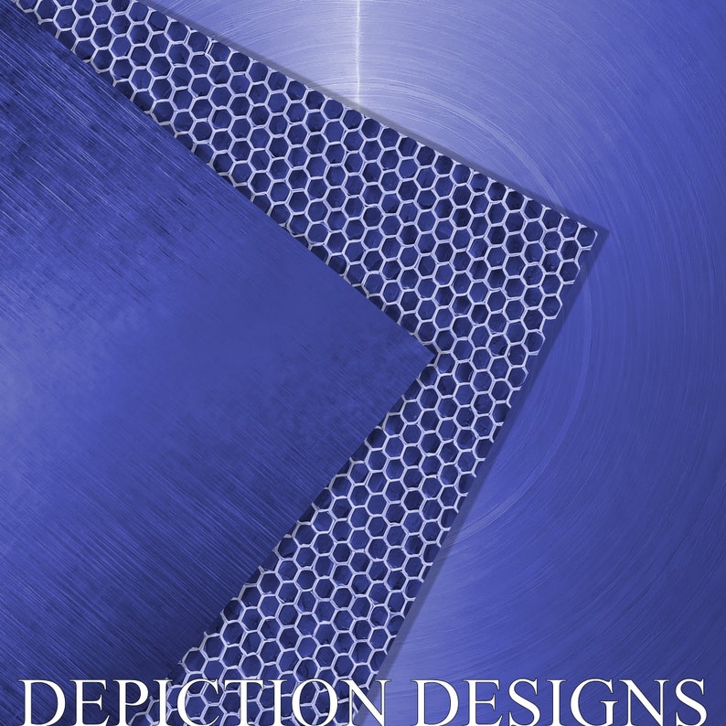 Blue Metal Textures Digital Paper Brushed Metal Blue Metallics Blue ...