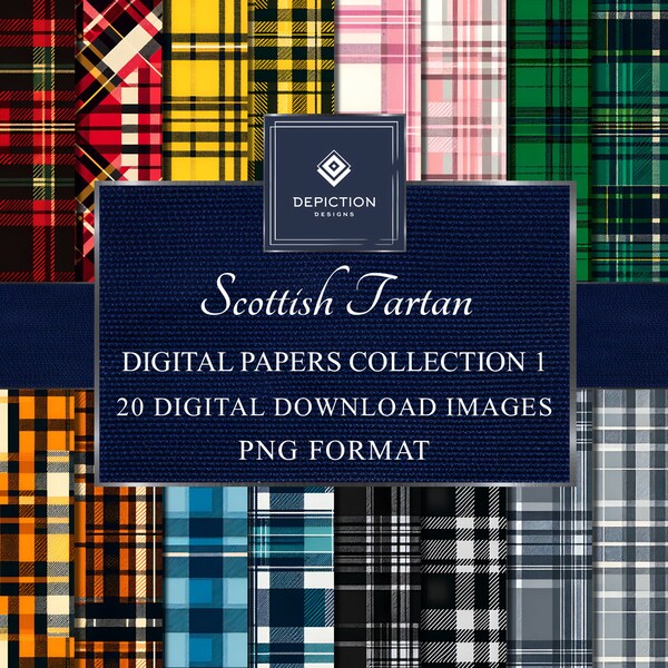 Scottish Tartan - Etsy