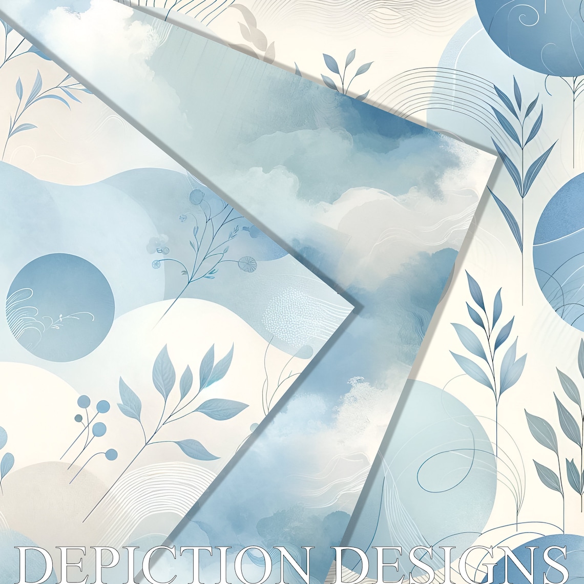 It's a Boy Digital Papers Collection 1, New Born Patterns, Baby Shower ...