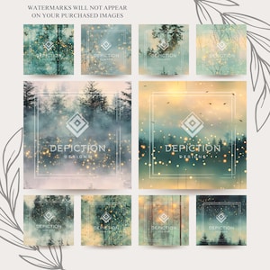 Firefly Seamless Pattern Magical Forest Printable Scrapbooking Paper ...