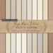 Beige Paper Textures Digital Papers Color Palette Set Soft Textured ...