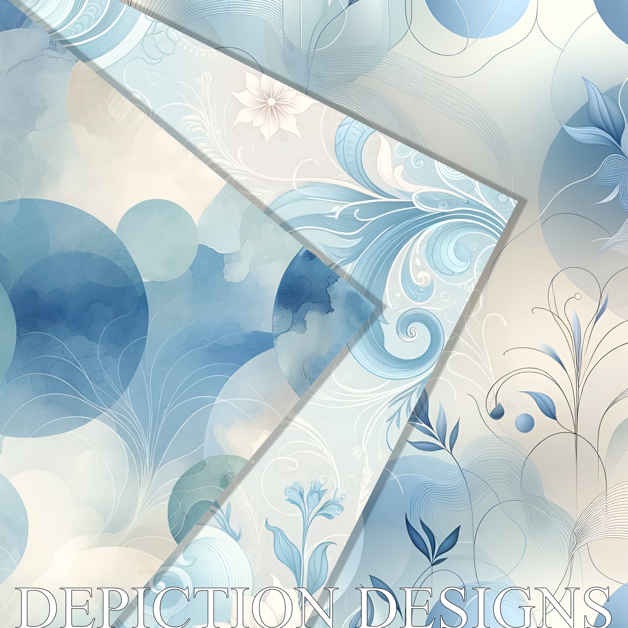 It's a Boy Digital Papers Collection 1, New Born Patterns, Baby Shower ...