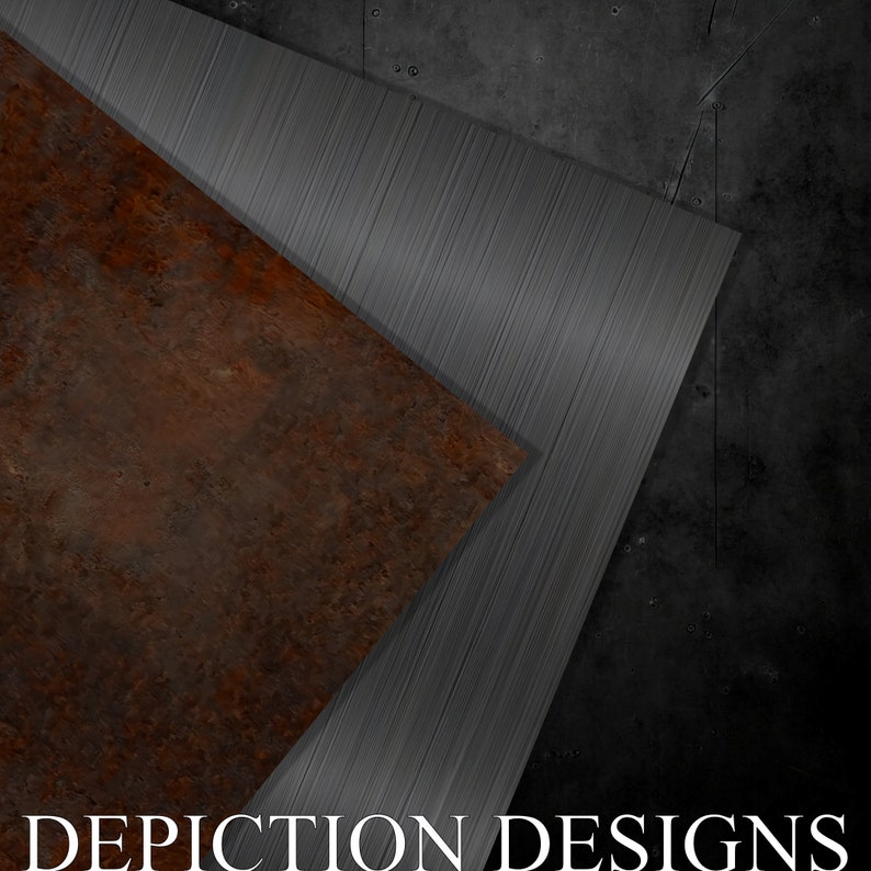Black Metallic Textures Digital Papers Industrial Metal Texture ...