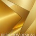Golden Radiance Digital Papers Abstract Gold Foil Printable Papers ...
