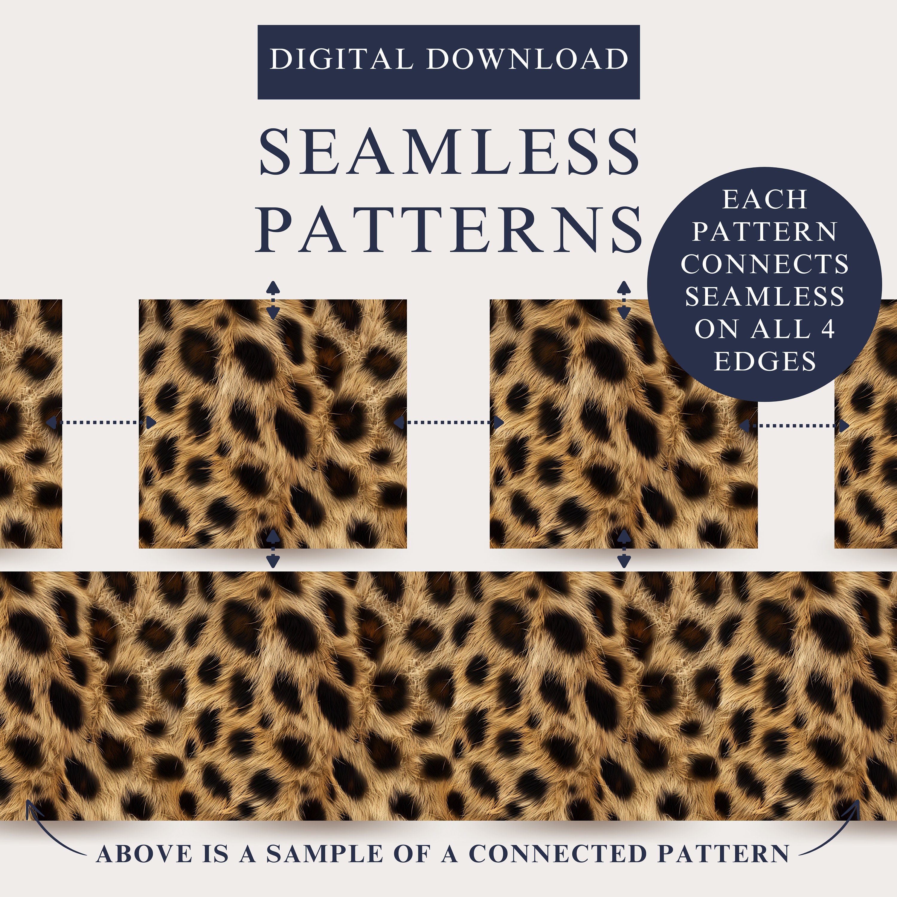 Animal Texture Seamless Pattern for Animal Lover Scrapbooking Paper ...