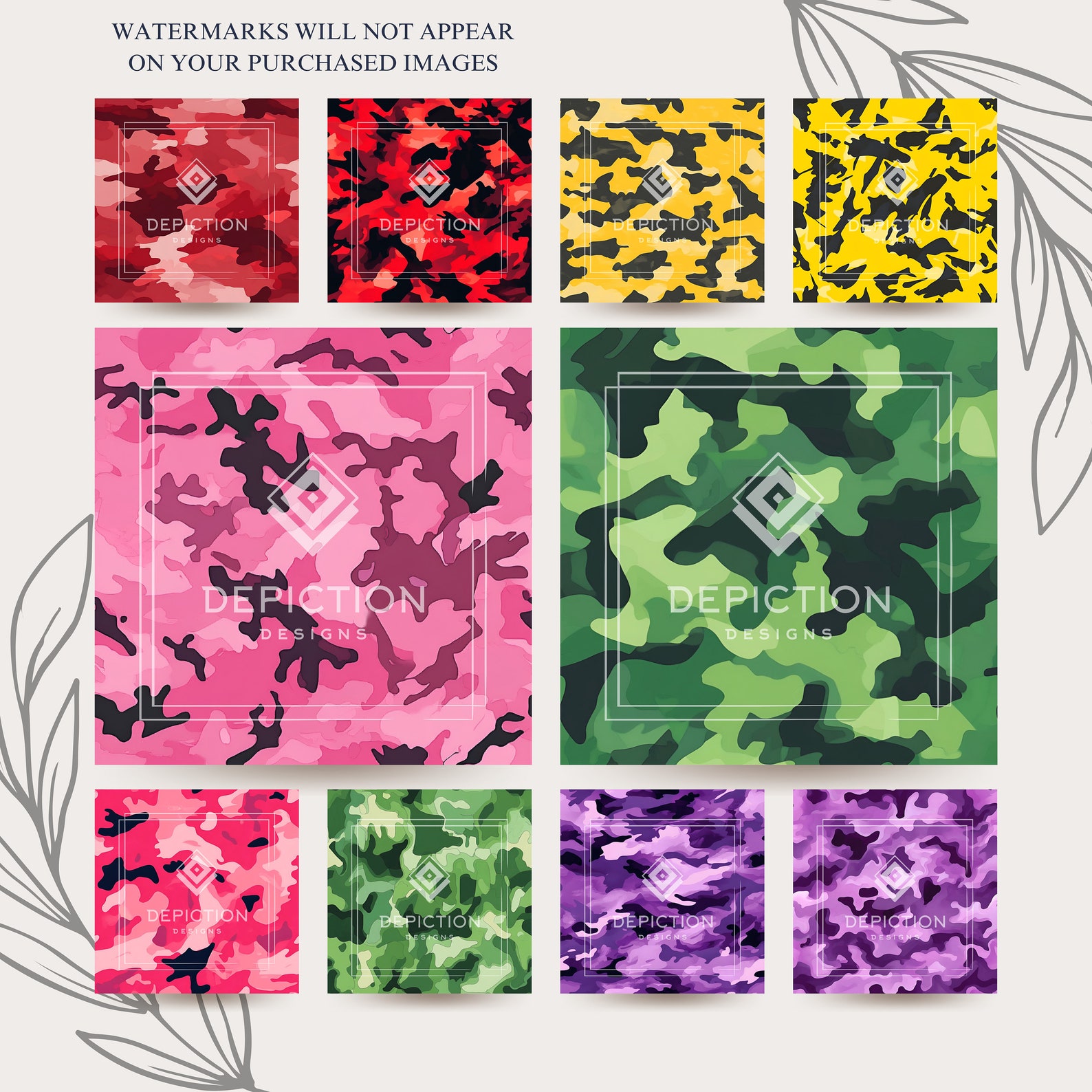 Camouflage Seamless Pattern Camo Digital Paper Army Camouflage Junk ...