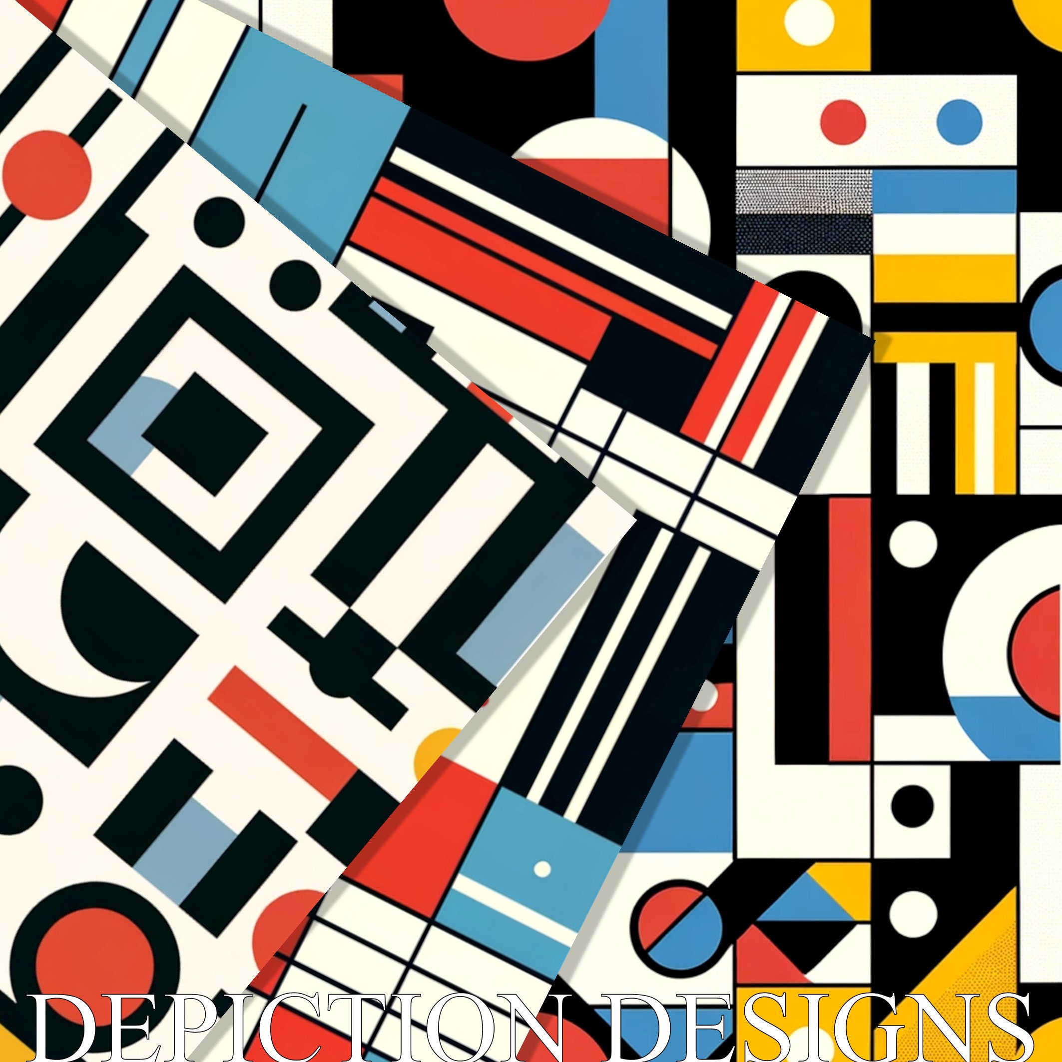 Bauhaus Digital Papers Collection 1, Instant Download, Printable ...