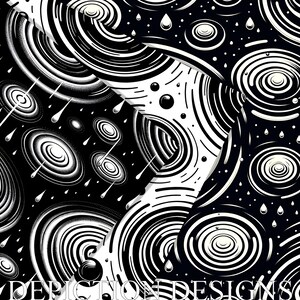 Raindrop Ripples Digital Papers Collection 1, Instant Download ...