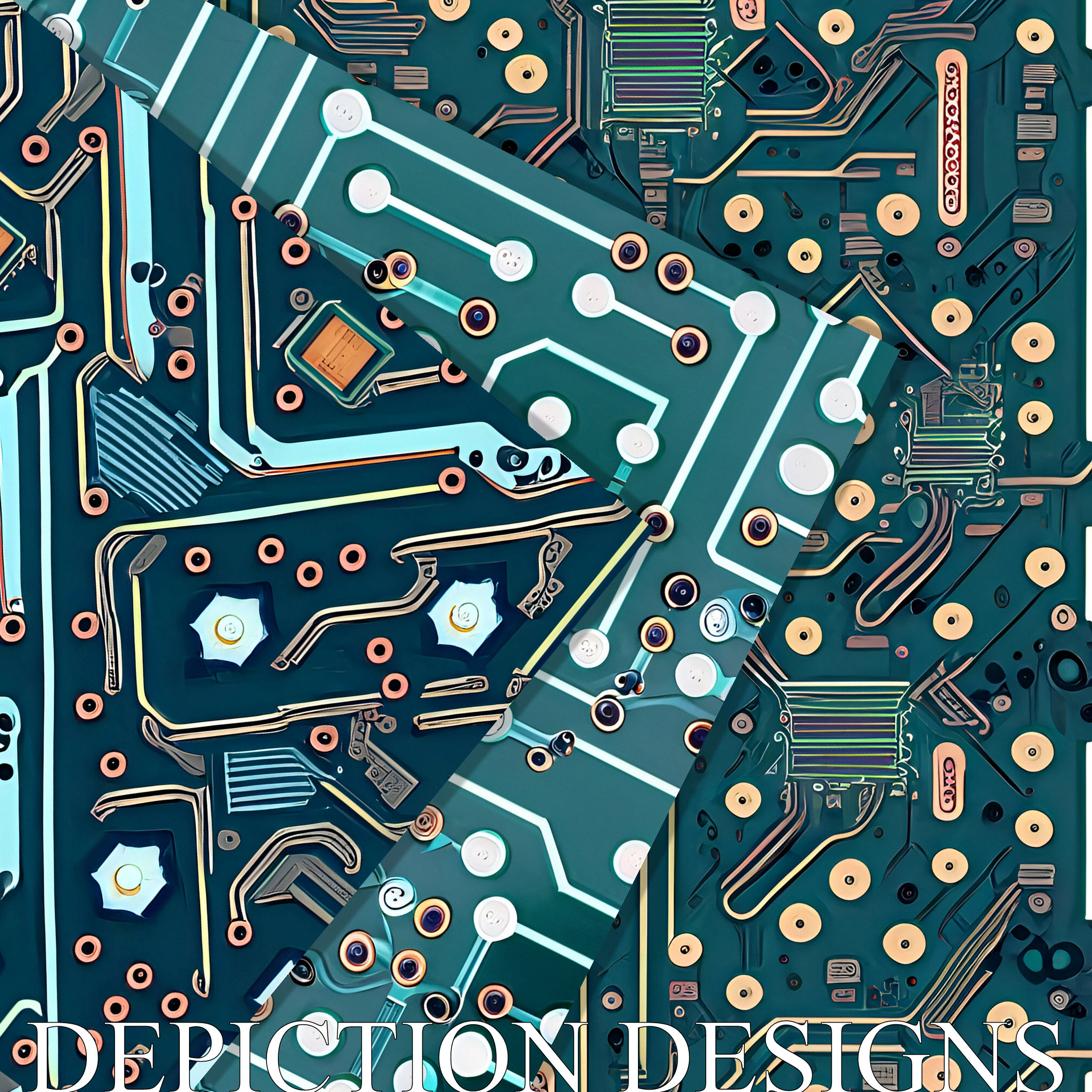 Tech Patterns Printable Scrapbooking Paper for Do It Yourself Crafting ...