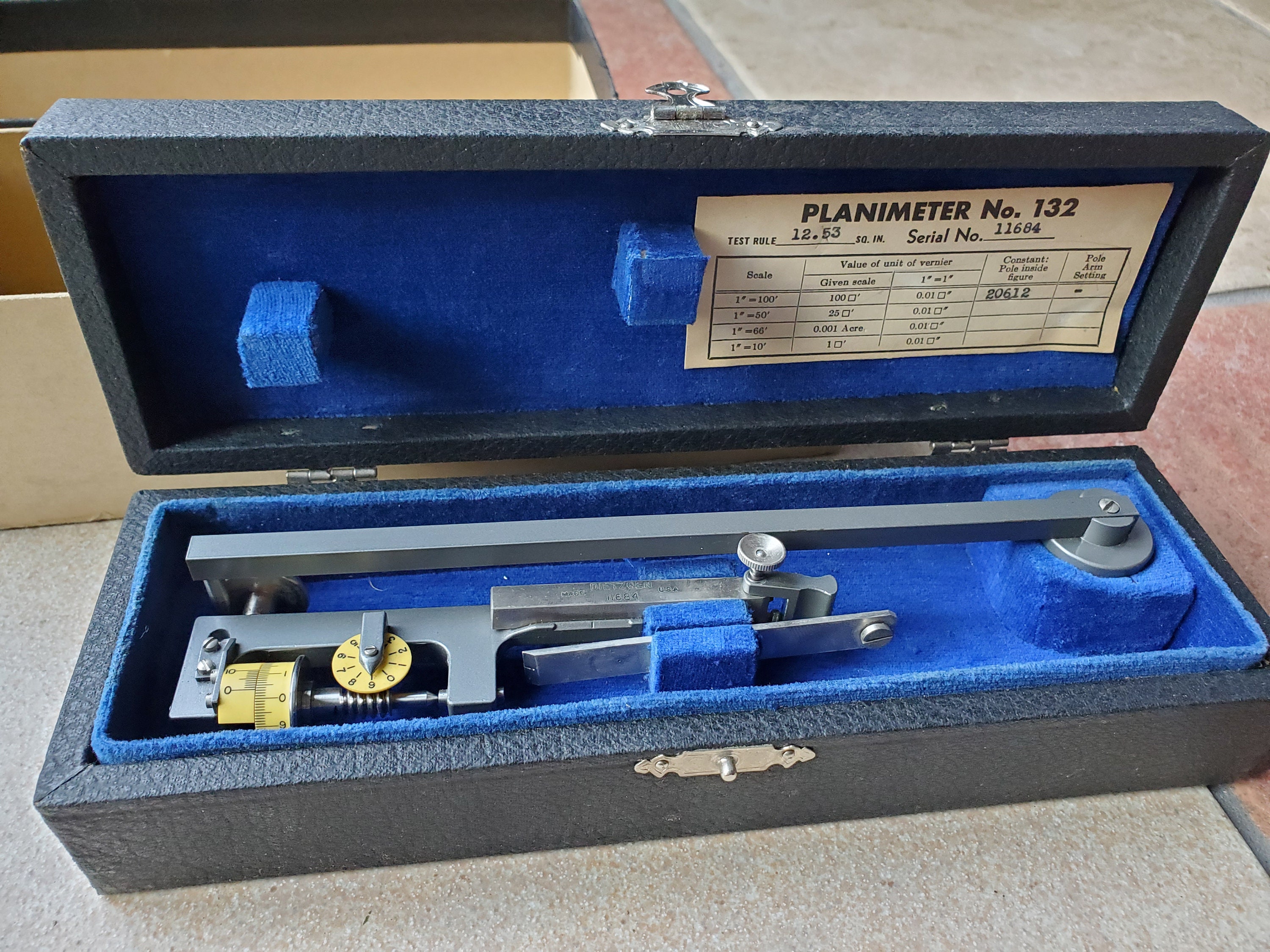 Polar Planimeter Dietzgen D18032 - Etsy