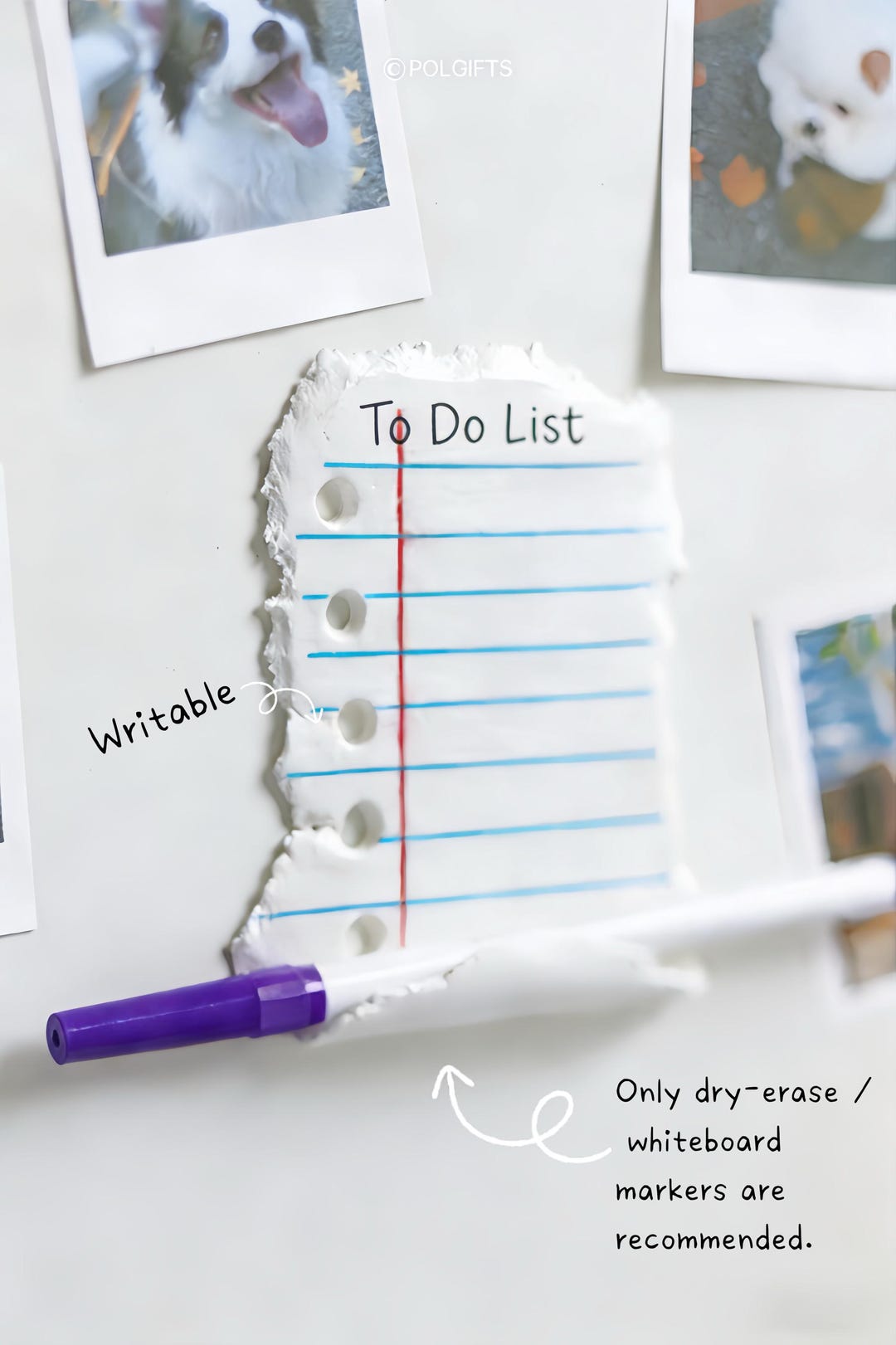 Writable Handmade Clay To-do List Note Fridge Magnet - Etsy