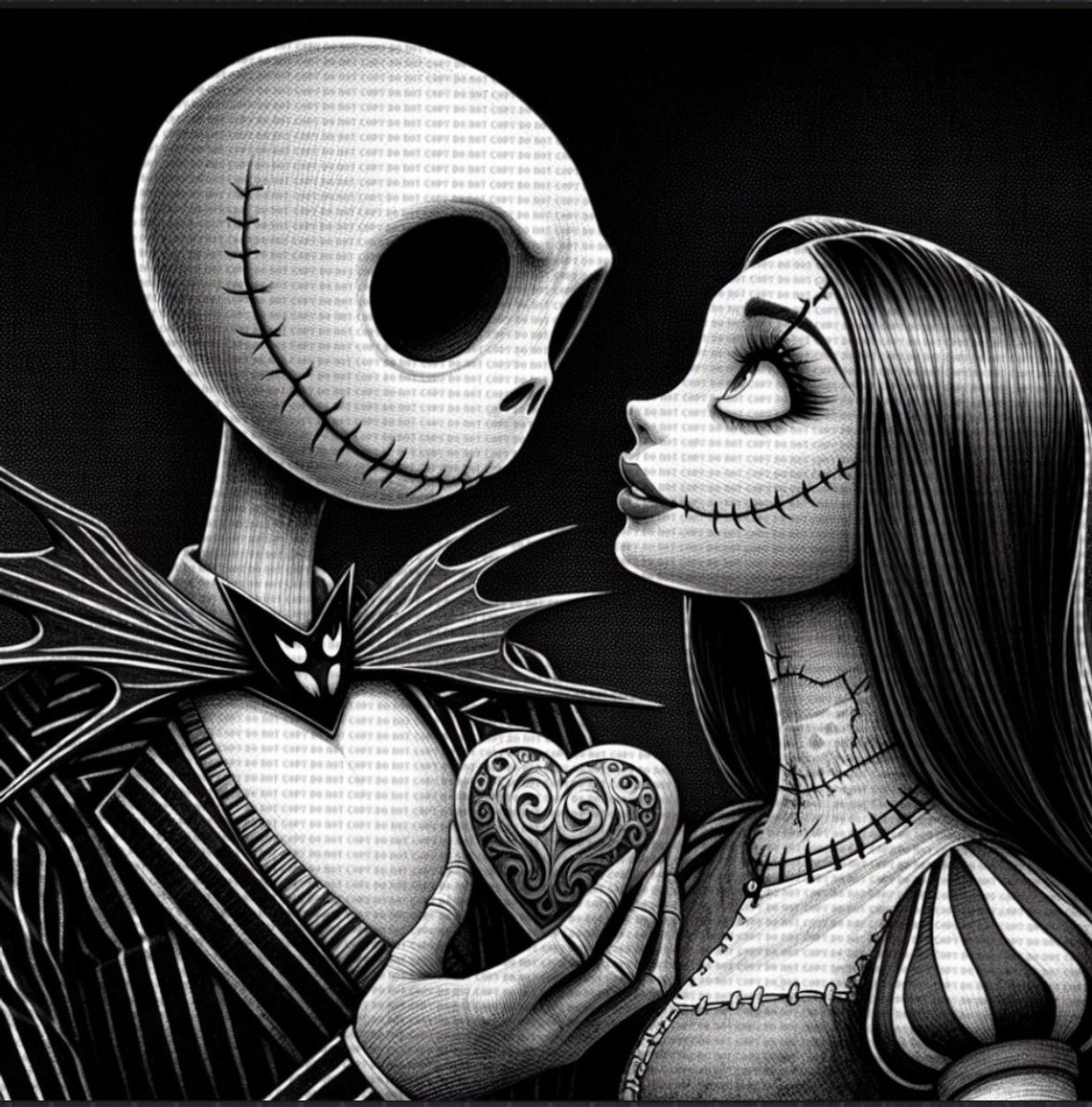 Jack and Sally - Etsy