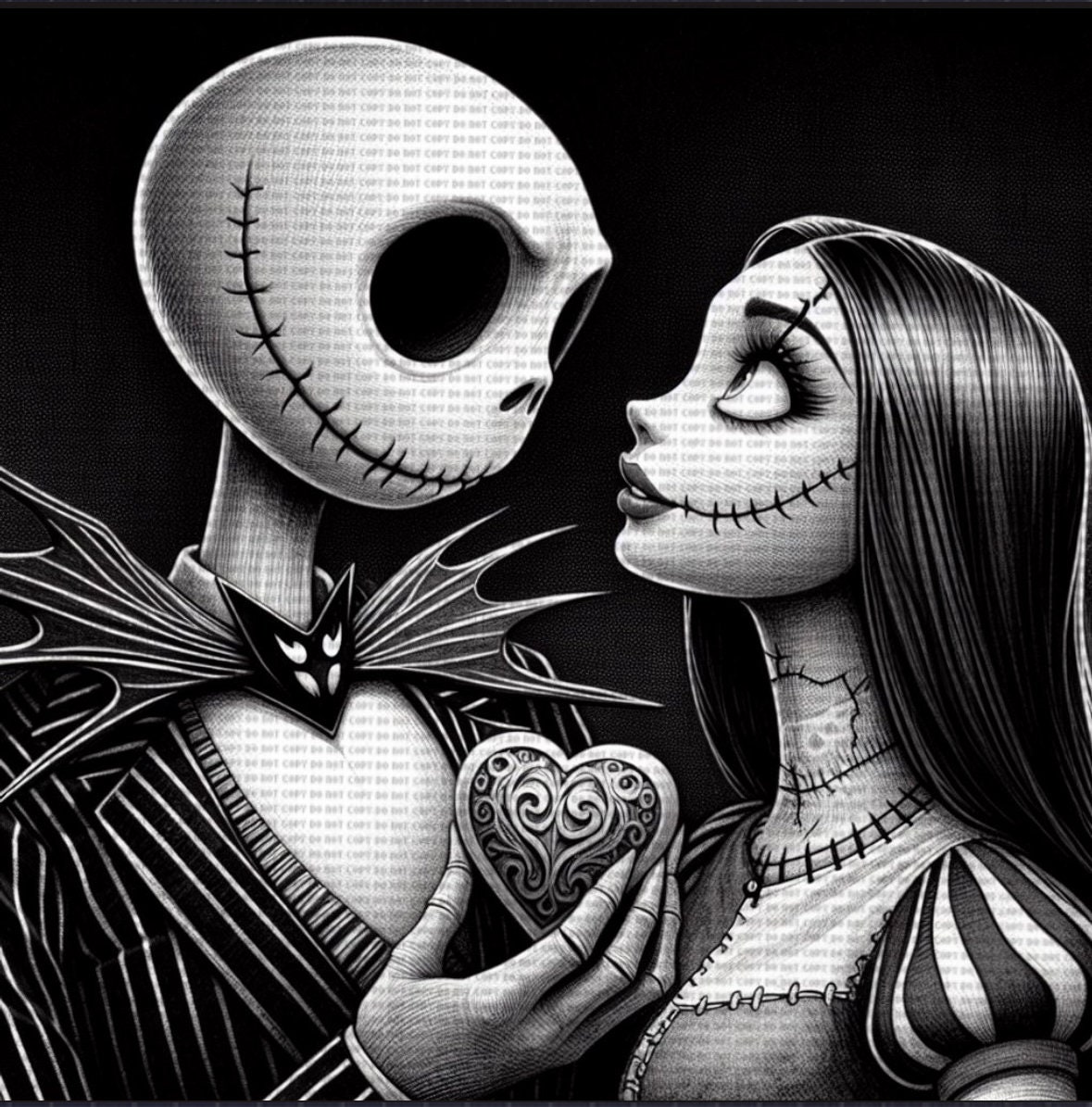 Jack and Sally - Etsy
