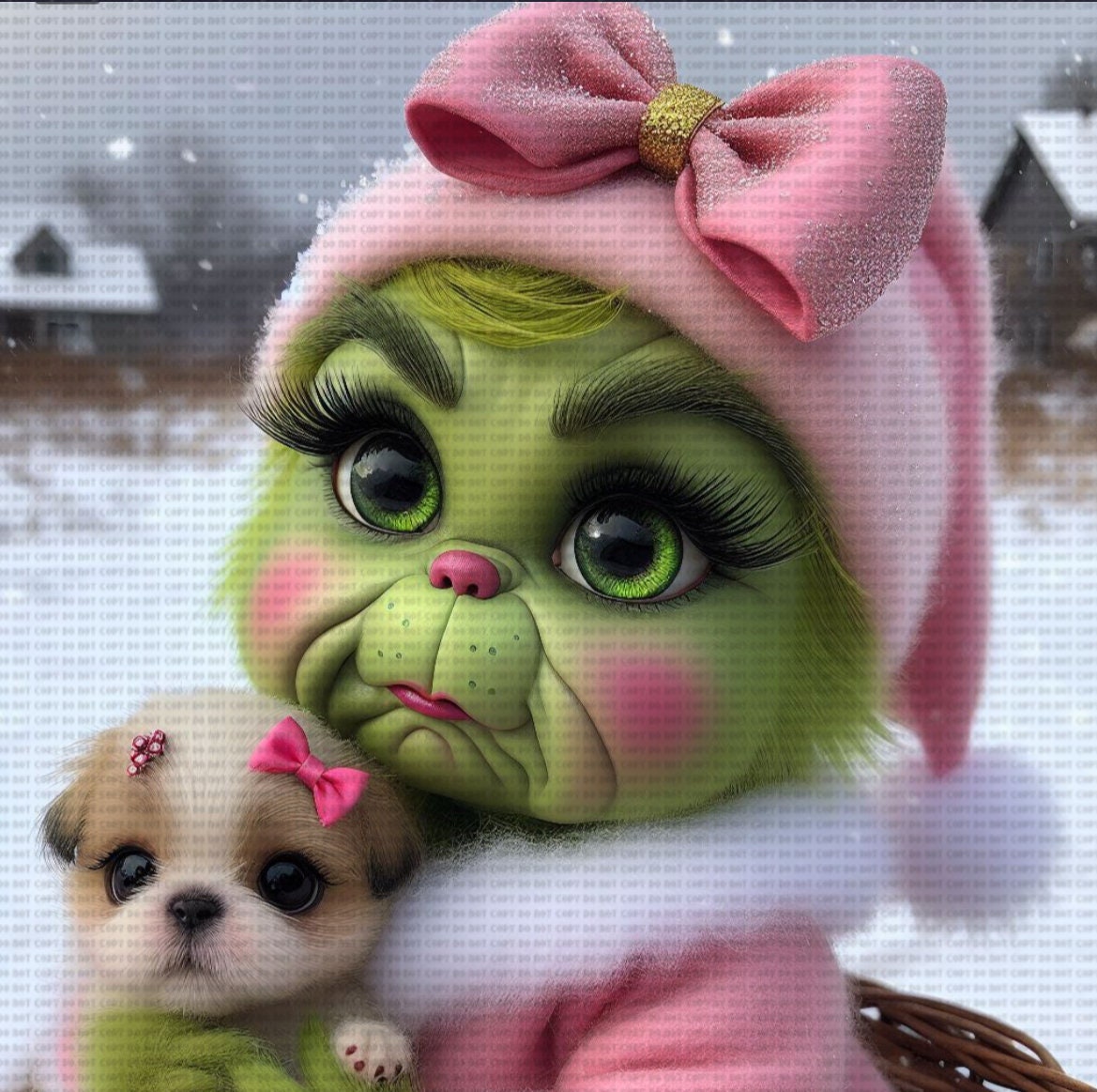 Pinky Grinch Cute Puppy - Etsy