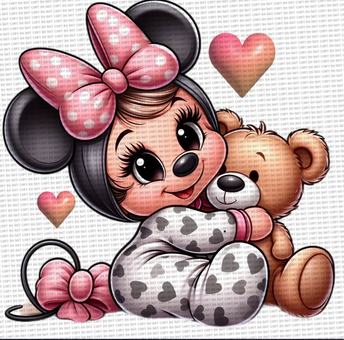 Baby Minnie Huggie Bear!!! - Etsy