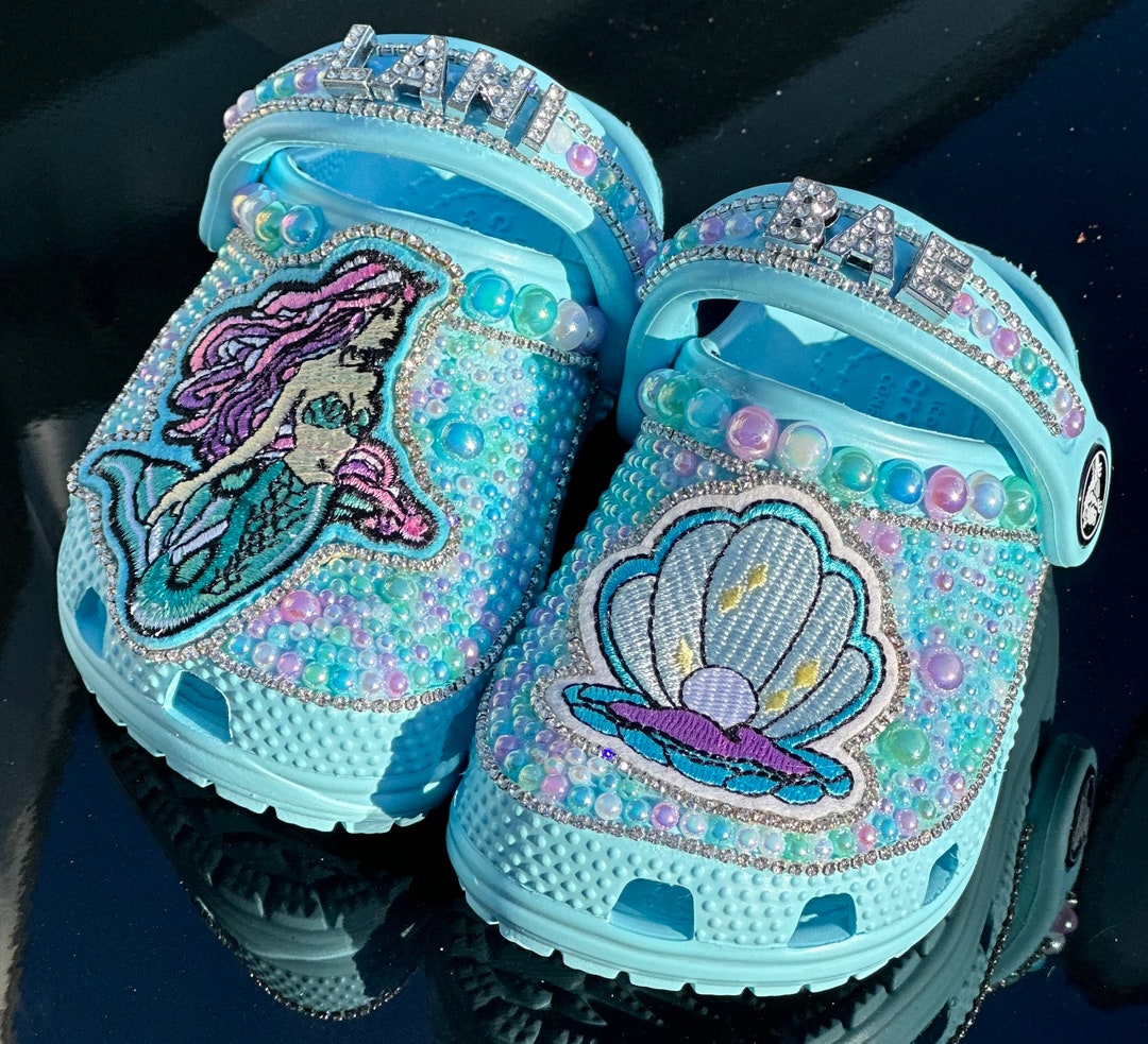 Little Mermaid Crocs - Etsy