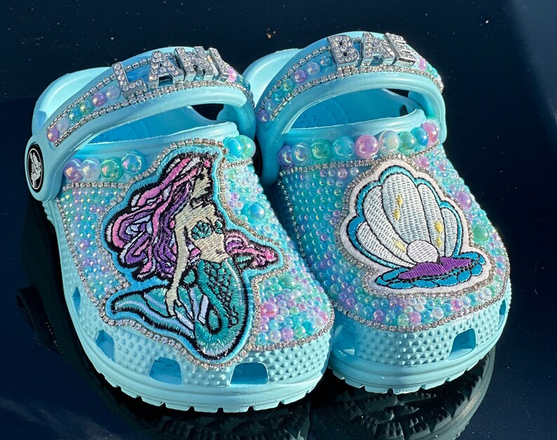 Little Mermaid Crocs - Etsy