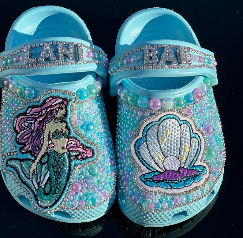 Little Mermaid Crocs - Etsy
