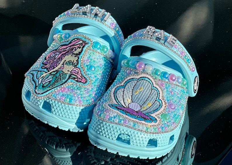 Little Mermaid Crocs - Etsy