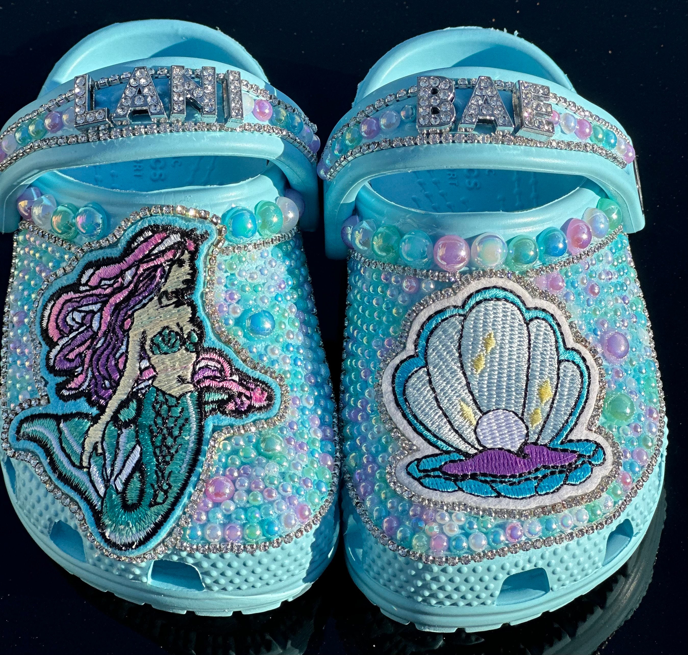 Little Mermaid Crocs - Etsy